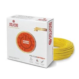 Polycab Prima 0.75 sq. mm 90 mtr Copper Wire - Yellow