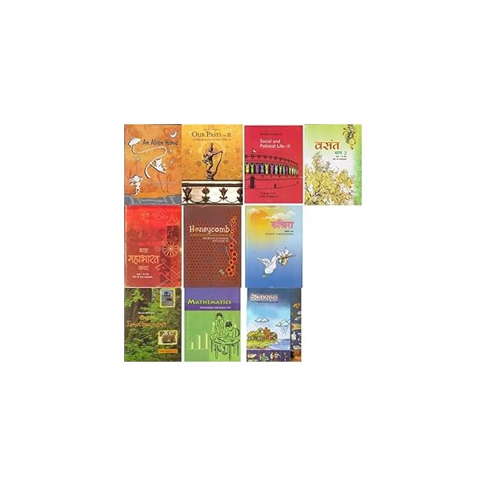 NCERT Class 7 Textbooks - All Subjects English Medium (Set of 9 Books)